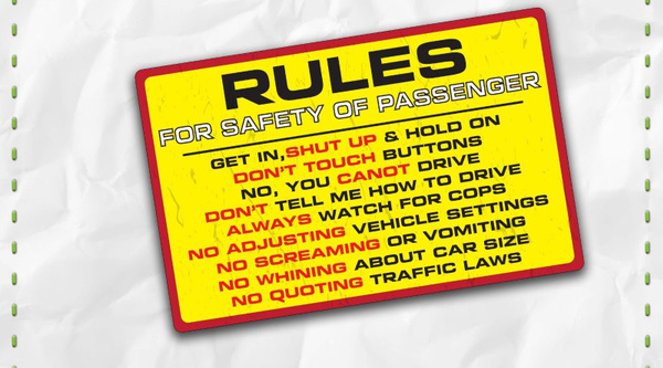 RULES SAFETY Sticker Decal Funny Car Truck 4X4 Offroad 4wd Dirt JDM ...