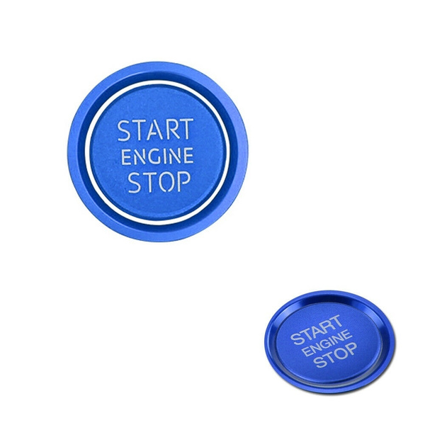 Car Start Stop Push Button Engine Ignition Ring Cap Cover For VW Golf ...