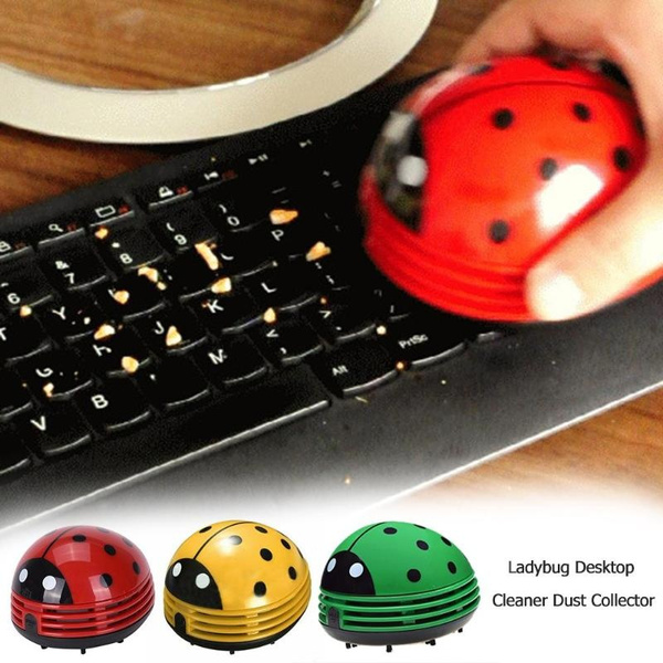 Cute Ladybug Desktop Vacuum Cleaner Dust Collector | Wish