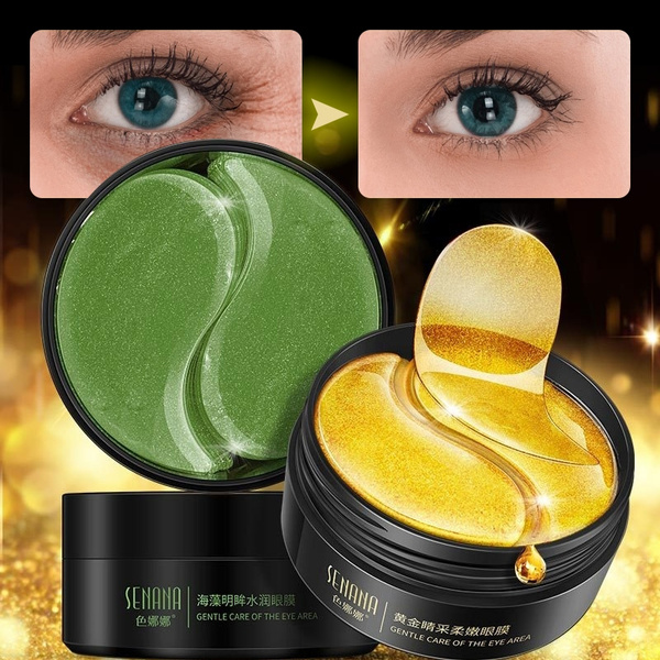 60pcs Anti Wrinkle Eye Patches Crystal Collagen Under The Eyes Sleep ...