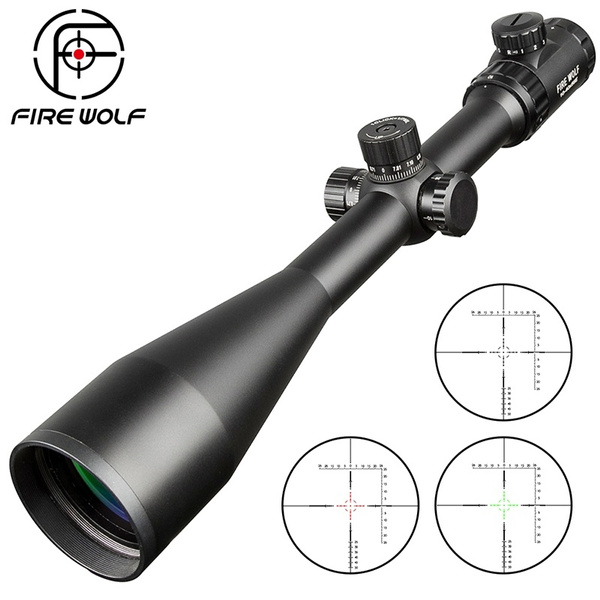 FIRE WOLF 10-40X56AOE Hunting Scopes Side Wheel Parallax Adjustment ...