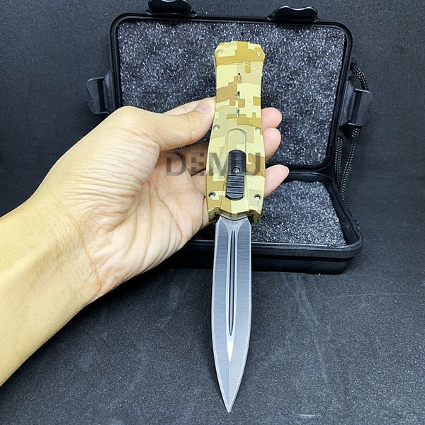 2019 Safety Cutting Knives OTF EDC Spring Assisted Knife Fixed Blades ...