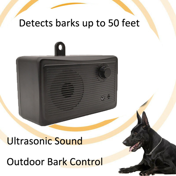 Dog Repeller Outdoor Ultrasound Repeller Anti Barking Dogs Trainings ...