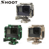 Camouflage Side Open Protective Case for GoPro Hero 6 5 7 Black Action ...