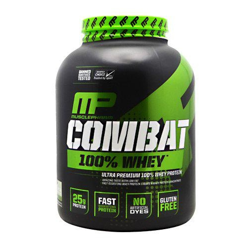 Refurbished Muscle Pharm Combat 100% Whey Protein Powder, Cappuccino, 5 ...