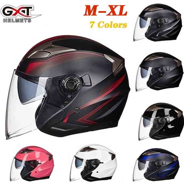 2022 Summer New GXT Double Lens Motorcycle Helmets Half Face ABS ...