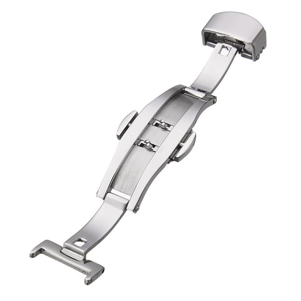 Watch Fold Buckle Double Click Butterfly Watchband Push Clasp 14/16/18 ...