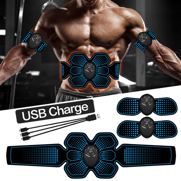 USB Muscle Training Gear,Abdominal Muscles Toner, EMS Body Building ...