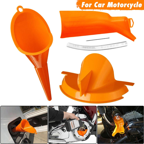 Transmission Crankcase Fill Funnel Primary Case Oil Fill Funnel Drip ...