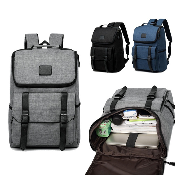 Hi Caliton Multi-functional large capacity Lightweight Canvas Leather ...