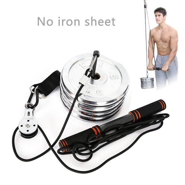 CHR Fitness Arm Biceps Triceps Blaster Strong Power Stick Pull Rope ...