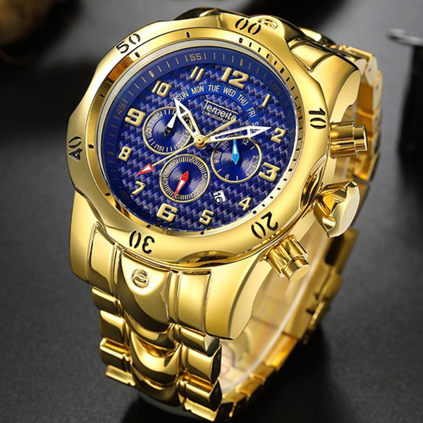Temeite Luxury Brand Multifunctional Design Chronograph Men's Watches ...