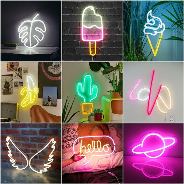 Fashion LED Neon Sign Decoration For Home Party Bar Gift for Kids Lover ...