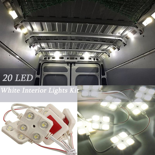 20 LED Modules 12V Cars Interior Dome Lights Kit for RV Trailer Lorries ...