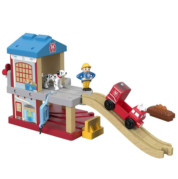 Thomas and Friends FVD12 Wooden SSRC Rescue Firehouse Thomas the Tank ...