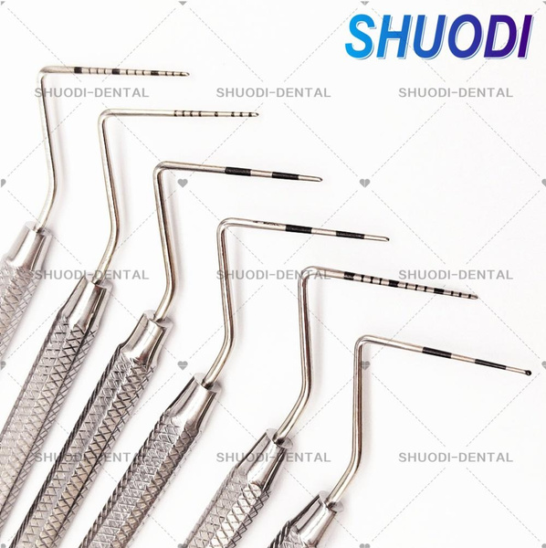 Dental Stainless Steel Periodontal Probe Explorer with Scale Instrument ...