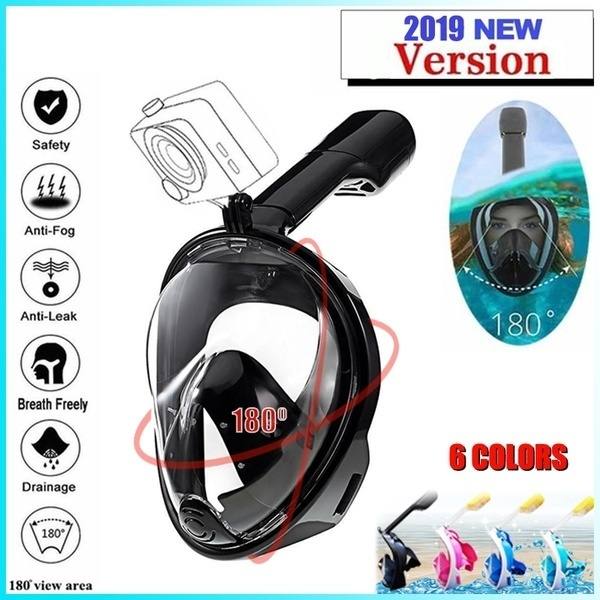 2019 Upgrade Version Upgrade Foldable Anti Fog Fully Dry Diving Mask ...