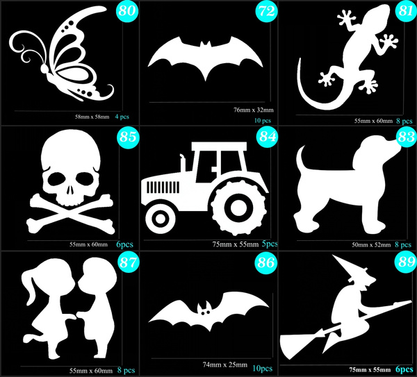 Silver Reflective Iron on Stickers Heat transfer Vinyl Sheet For ...