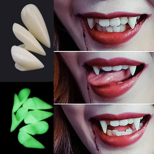 Halloween Luminous Dentures Vampire Dentures Teeth | Wish