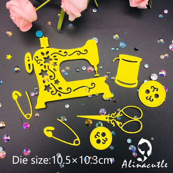 Die Cut Metal Cutting Cut Craft set Sewing Scissor Scrapbook Paper ...