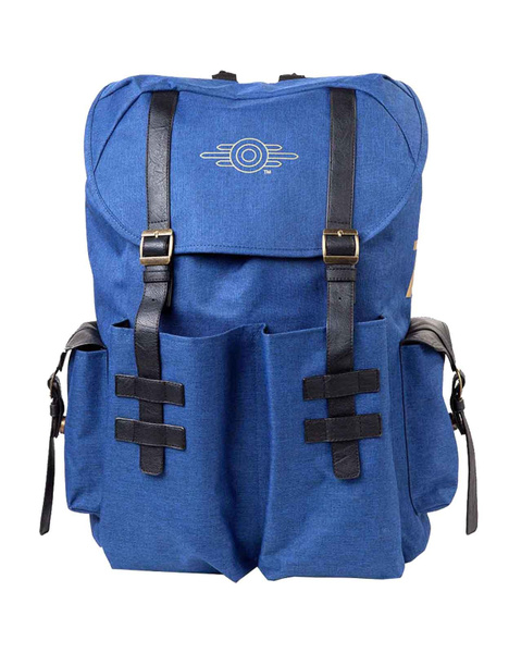 Fallout 76 Backpack Gold Foil Vault Tec Logo new Official PS4 Xbox Blue ...