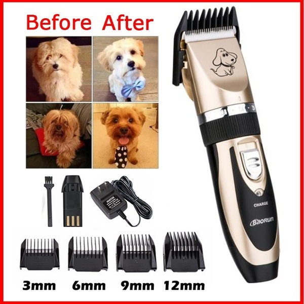 Pet-Pro Pet Clipper Dog Grooming Kit for Small/Large Dogs,Heavy Duty ...
