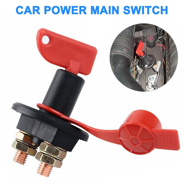 12V 300A Battery Main Switch Disconnector Isolator Cut Off Disconnect ...