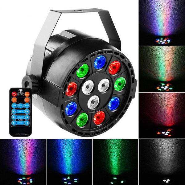 Disco Party Light 12 LED Par Stage Light LED RGBW Color Lights for Club ...