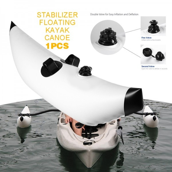 PVC Opblaasbare Outrigger Kajak Accessoires Kano Boot Vissen Float ...