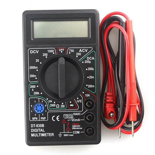Digital Multimeter Mini Multimeter Voltmeter Ammeter Ohm Tester Ampere ...