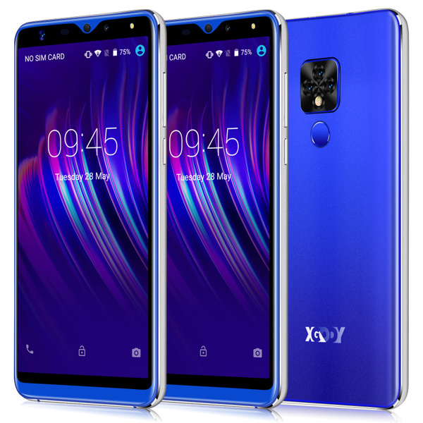 New 5.5 inch Android 9.0 Smartphone Face Unlocked Mobile Phone MTK6580M ...