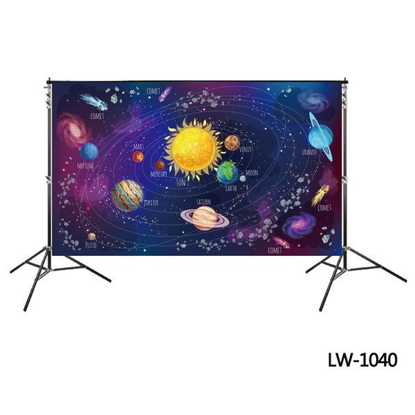 Solar Planets Backdrop Birthday Party Background Photo Backdrop Photo ...