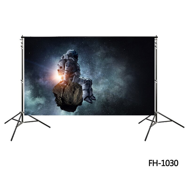 Cosmic Galaxy Backdrop Photo Booth Wallpaper Spaceman Outer Space ...