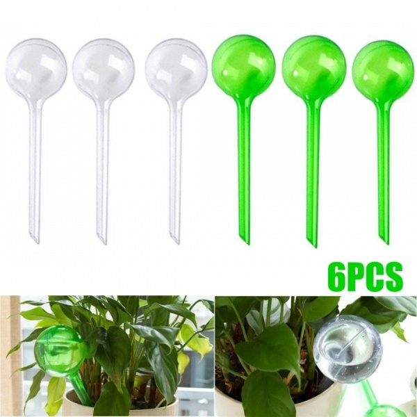 New 6Pcs Automatic Watering Globes Plant Self Watering Bulb For ...
