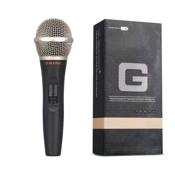 G-MARK G77 Professional Stage Singer Vocal Wired Mic Dynamic Microphone ...