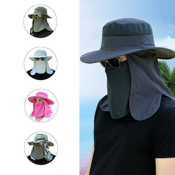 Unisex Outdoor Removable Fishing Cap Windproof Sun Hat | Wish