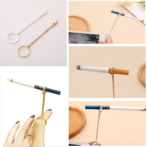 High quality Smoking Cigarette Finger Ring Smoker Cigarette Hand Holder ...