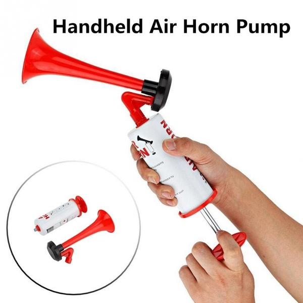 Loud Air Horn Hand Held Pump Sporting Event Boating Bear Safety ...