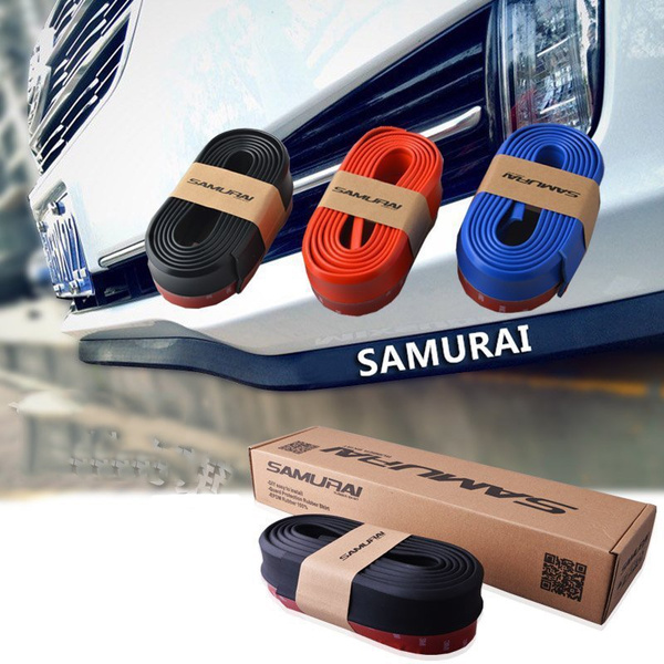 Car Modification Protector Front Bumper Lip Splitter Car Sticker Body ...