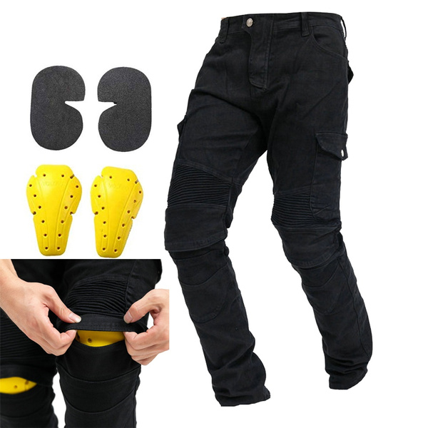 Men Motorcycle Riding Pants Motocross Racing Jeans Protective Pants ...