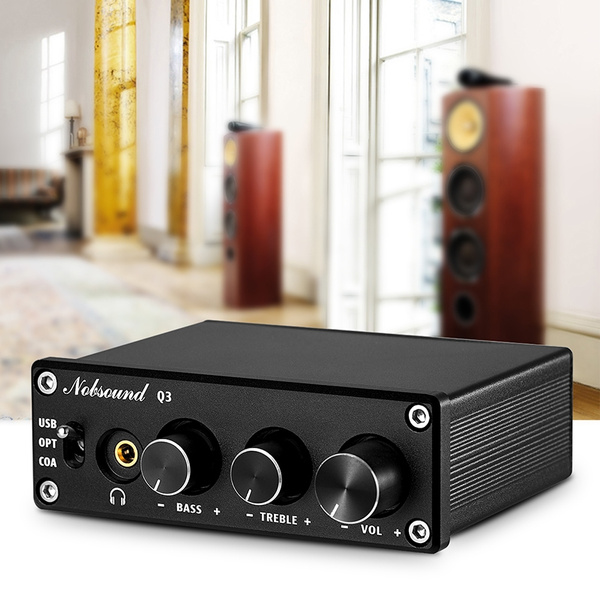 Mini USB DAC Digital to Analog Converter Audio Adapter Coax/Opt ...