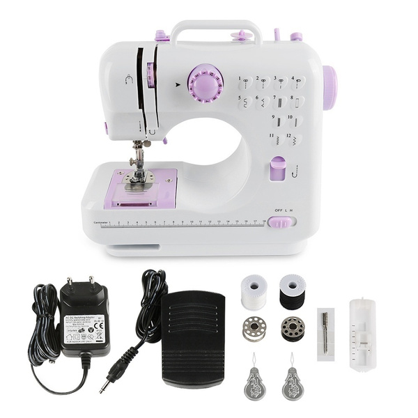 Electric Sewing Machine Mini Portable 12 Needle Sewing Machine FR | Wish