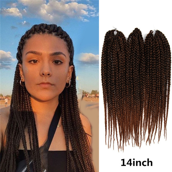 36 Strands/pack 14 Inches Box Braid Hair Crochet Box Braids Box ...