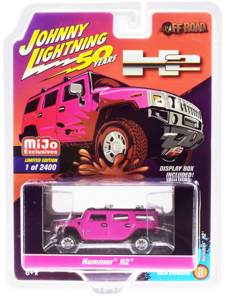 Hummer H2 Pink "Off-Road" "Johnny Lightning 50th Anniv." Ltd Ed to 2400 ...