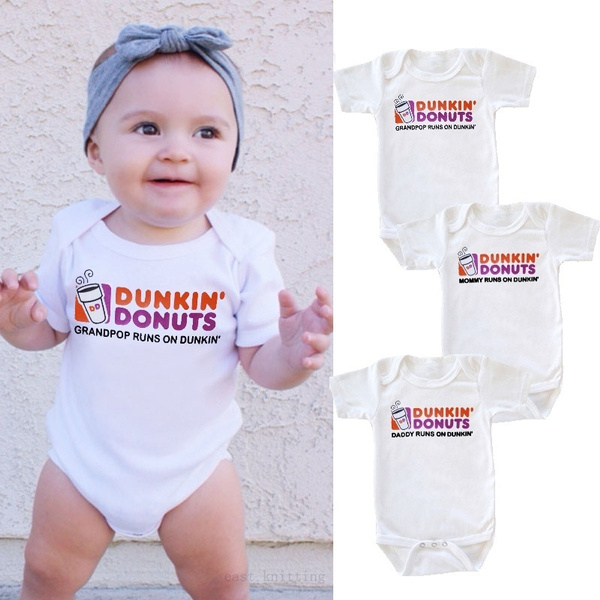 Dunkin Donuts Baby Onesie Babe Baby Boy Unique Casual Cotton Matching ...