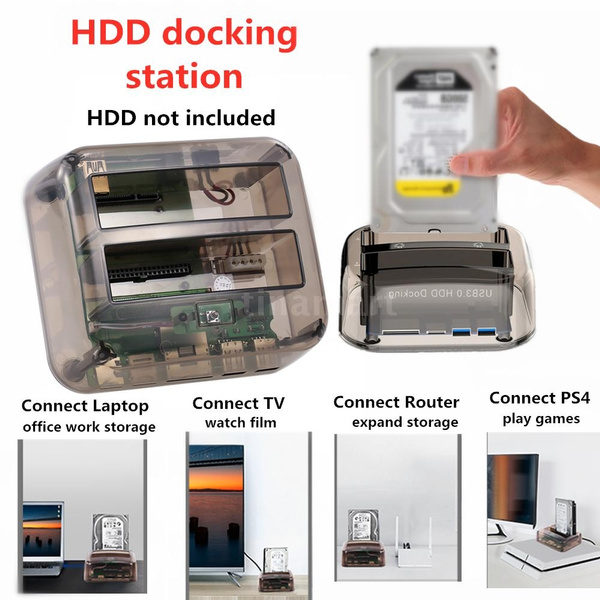 Hard Drive Docking Station USB 3.0 To 2.5/3.5inch SATA Hard Disk Case ...