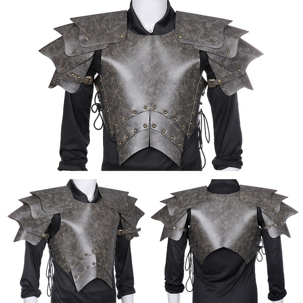 Adult Men Medieval Archer Knight Hero Costume Warrior Armor Roman ...