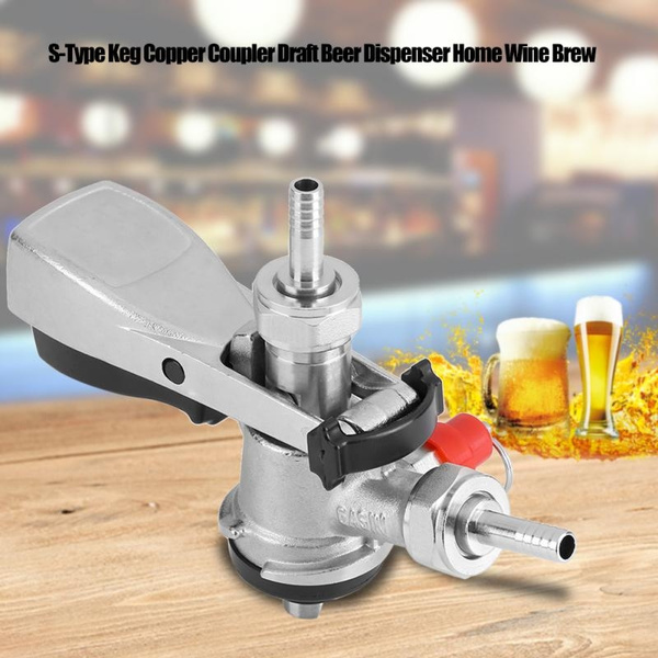 S-Type Keg Copper Coupler Draft Beer Dispenser Home Wine Brew | Wish