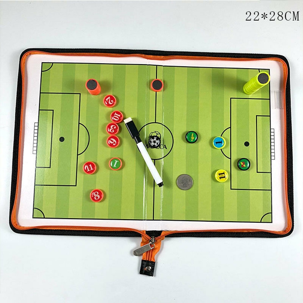 1Pcs Portable Football Tactics Folder Premium Magnetic Soccer Coaching ...