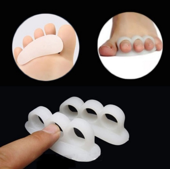Snail Shape 1Pair Hammer Claw Mallet Toes Crest Gel Silicone Cushion ...